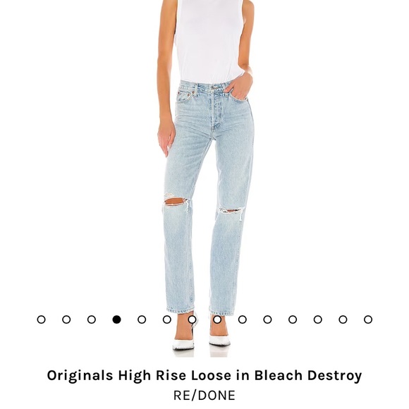 Re/Done | Jeans | Nwt Redone 9s High Rise Loose Size 26 | Poshmark